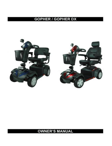 Pride Mobility GOPHER DX Owner's Manual | Manualzz