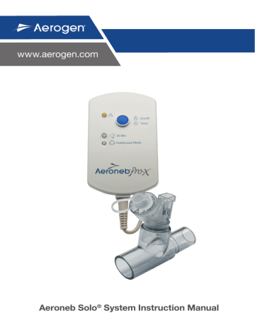 Aerogen Aeroneb Solo Instruction manual | Manualzz