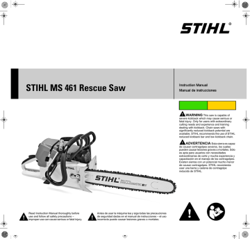STIHL MS 461 Rescue Saw Instruction Manual | Manualzz