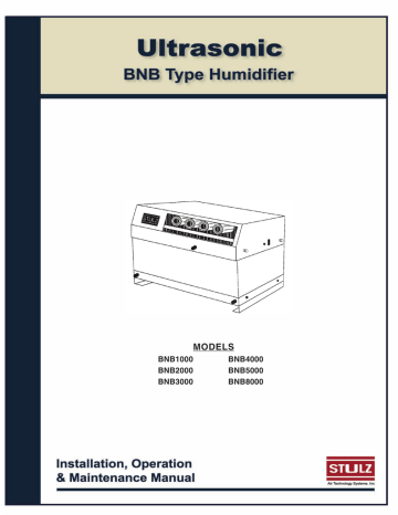 Stulz BNB4000 Installation, Operation & Maintenance Manual | Manualzz