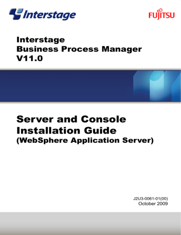 Interstage BPM V11.0 Server and Console Installation Guide | Manualzz