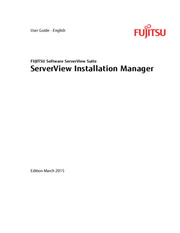FUJITSU ServerView Installation Manager User Guide | Manualzz
