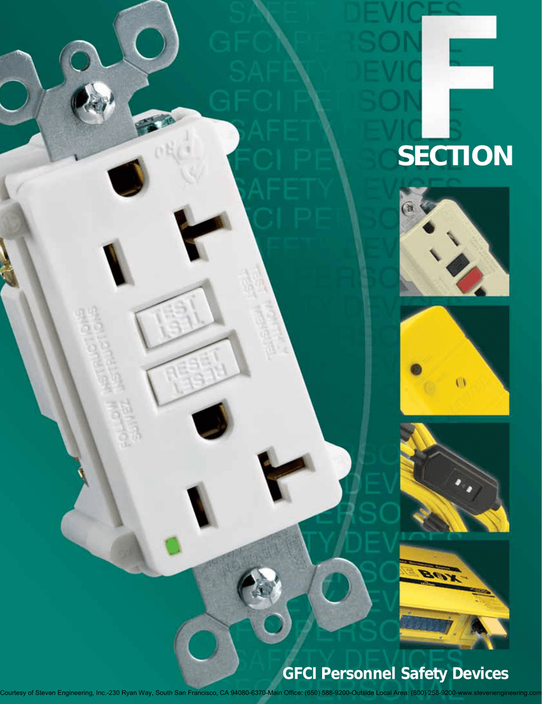 Ground Fault Circuit Interrupter Outlets Ebony Contact Rating ST GFCI ...