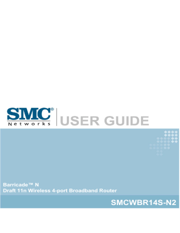 SMC Networks SMCWBR14S-N2 User`s guide | Manualzz