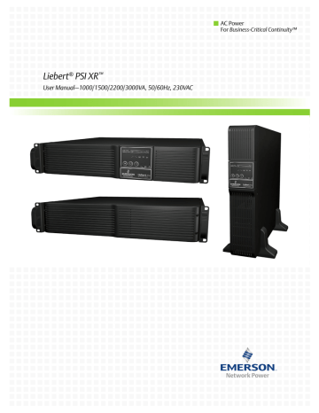 Emerson Liebert PSI 1500VA User manual | Manualzz