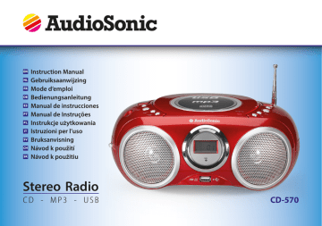 AudioSonic Stereo radio Instruction manual | Manualzz