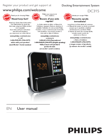 Philips DC315/37 User manual User manual | Manualzz