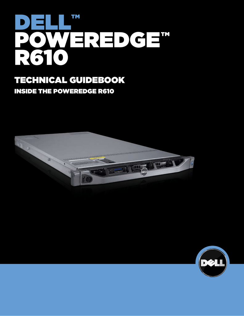 Dell PowerEdge R610, PE-R610-H211 Datasheet | Manualzz