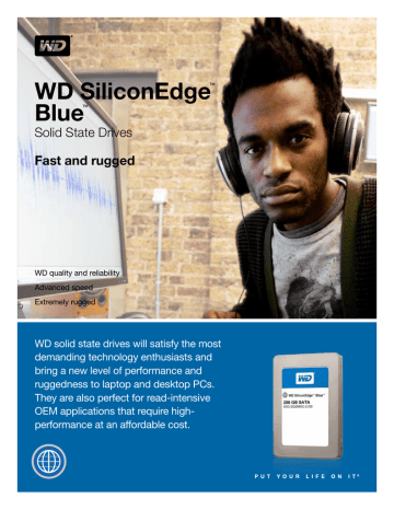 Western Digital SiliconEdge Blue 128GB Product information | Manualzz
