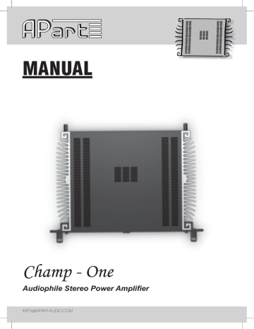 APart CHAMP-ONE Specification | Manualzz
