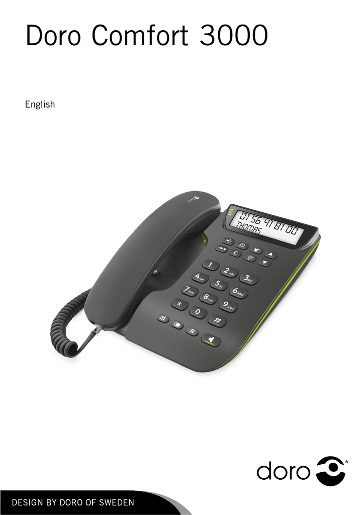Doro Comfort 3000 Manual | Manualzz