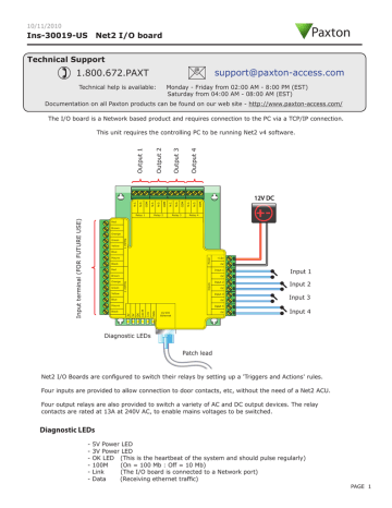 Paxton 385-710-US Specification | Manualzz