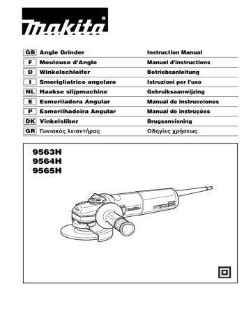 Makita 9565H angle grinder Instruction manual | Manualzz