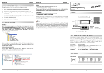 EXSYS EX-6088 Datasheet | Manualzz