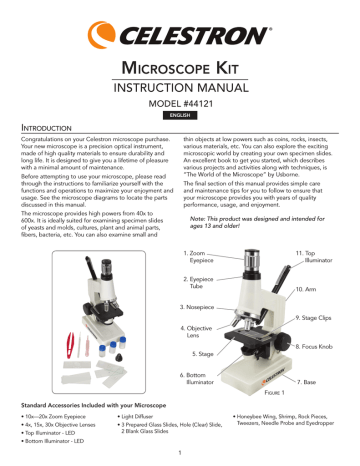 Celestron Microscope Kit Instruction manual | Manualzz