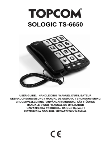 Topcom SOLOGIC TS-6650, Sologic T101 Guía del usuario | Manualzz