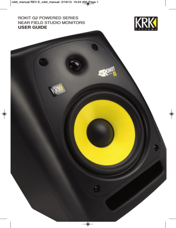 KRK ROKIT 5 G2 User guide | Manualzz