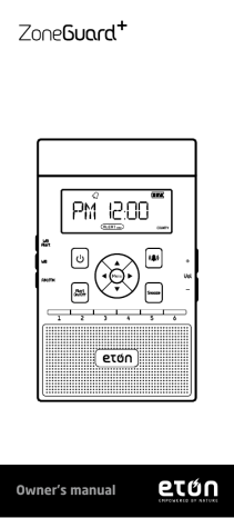 Eton ZoneGuard Plus Owner's manual | Manualzz