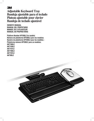 3M KP200LE input device accessory Owner's manual | Manualzz