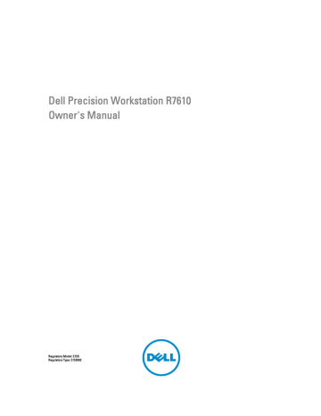 DELL Precision R7610 Owner's manual | Manualzz