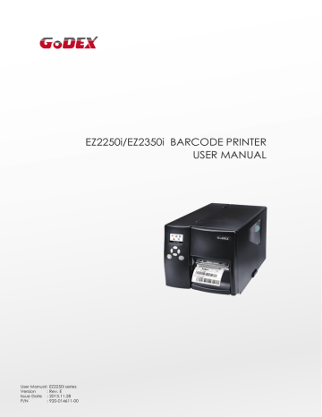 Godex EZ2350i User manual | Manualzz