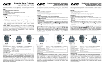 APC P1T-RS, P1-RS, P1-FR, P1-GR, P1T-IT, P1-IT, P1T-GR, P1T-FR, P1-SP ...