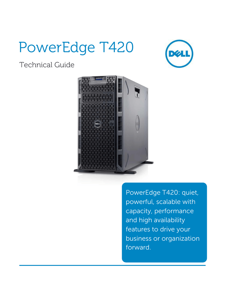 DELL PowerEdge T420 Specification | Manualzz