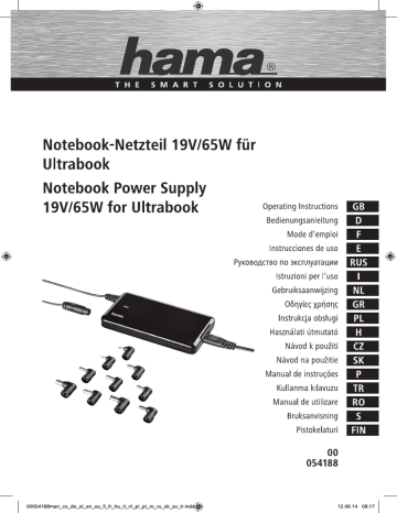 Hama 00054188 | Manualzz