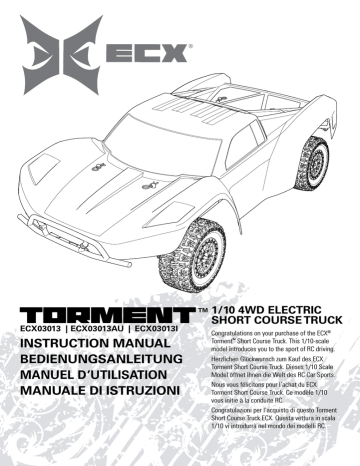 ECX Torment Instruction manual | Manualzz