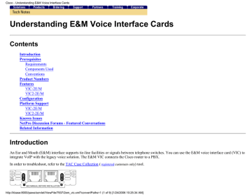 Cisco Voice Fax Module 1sl f C2600-3600 Datasheet | Manualzz