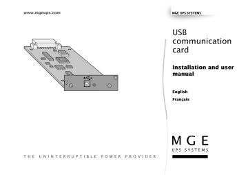 Eaton USB communication card Datasheet | Manualzz