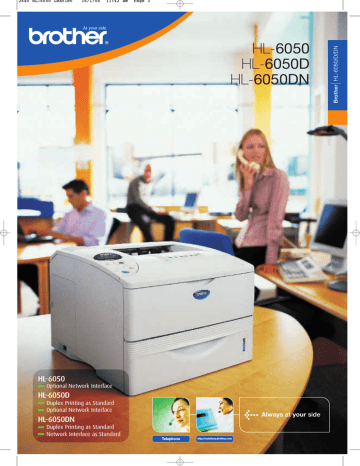 Brother HL-6050DN Datasheet | Manualzz
