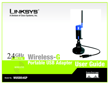 Linksys Wireless-G Portable USB Adapter User guide | Manualzz