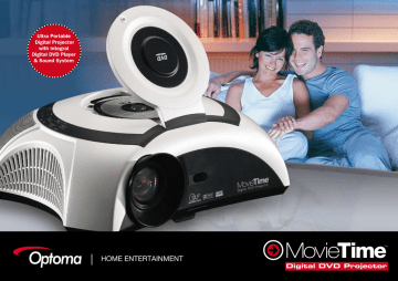 Optoma MovieTime Digital DVD Projector Datasheet | Manualzz
