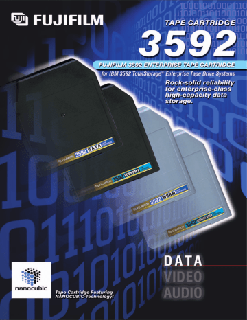 Fujifilm 3592 DATA Tape Cartridge 300GB Datasheet | Manualzz