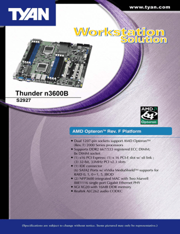 Tyan S2927G2NR motherboard Datasheet | Manualzz