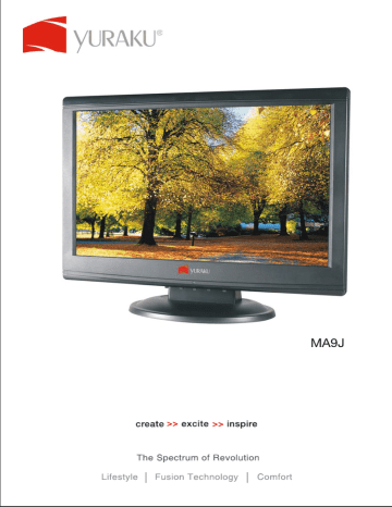 Yuraku MA9J LCD Monitor 19" Datasheet | Manualzz