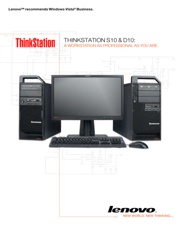 Lenovo ThinkStation S10 Datasheet | Manualzz