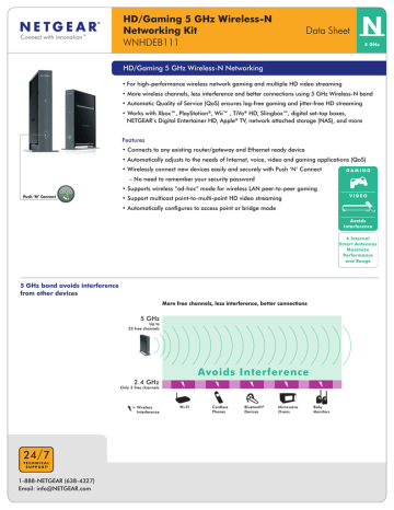 Netgear HD/Gaming WLAN Kit Datasheet | Manualzz