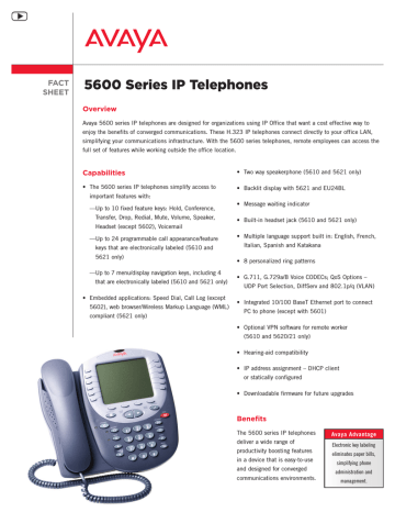 Avaya EU24 Datasheet | Manualzz