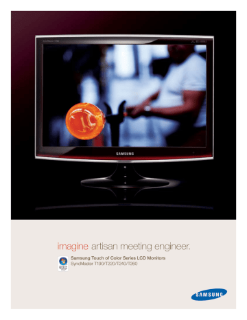 Samsung T240 Datasheet | Manualzz