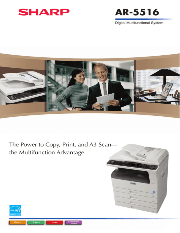 Sharp AR-5516 multifunctional Datasheet | Manualzz