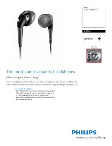 Philips SHJ066 null | Manualzz