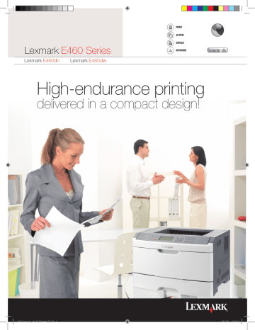 Lexmark E460DN Datasheet | Manualzz