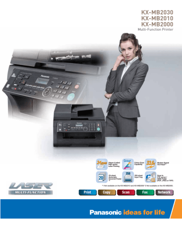 Panasonic KX-MB2000 Datasheet | Manualzz