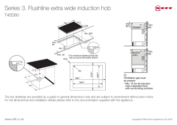 Neff T45D80 hob Datasheet | Manualzz