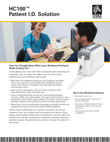 Zebra HC100 Datasheet | Manualzz