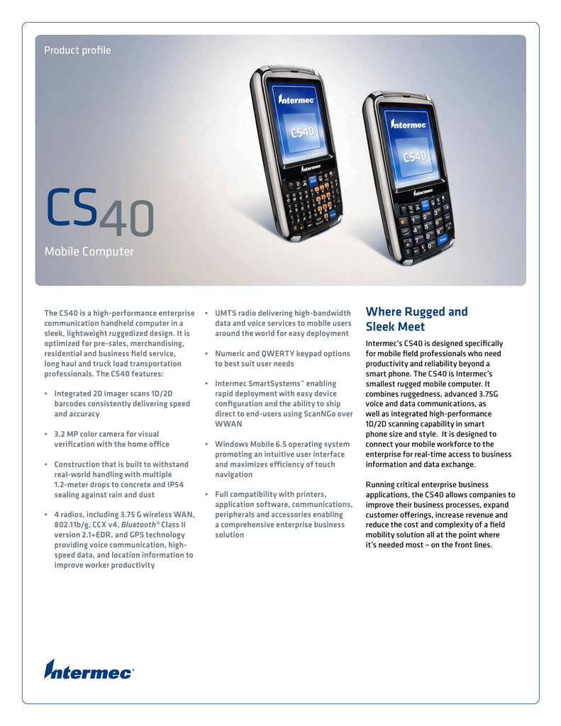 Intermec Cs40 Png