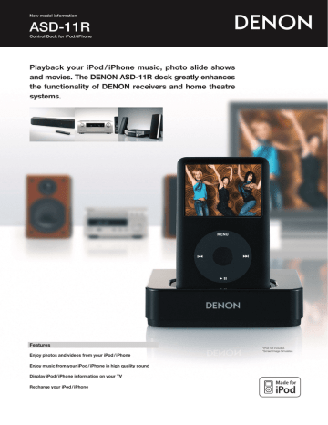 Denon ASD-11R Datasheet | Manualzz