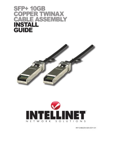 Intellinet 750363 networking cable Install guide | Manualzz